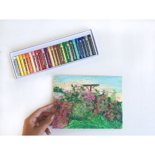 Art Kit: Drawing with Oil Pastels, Inspired by Claude Monet – Indigo Artbox